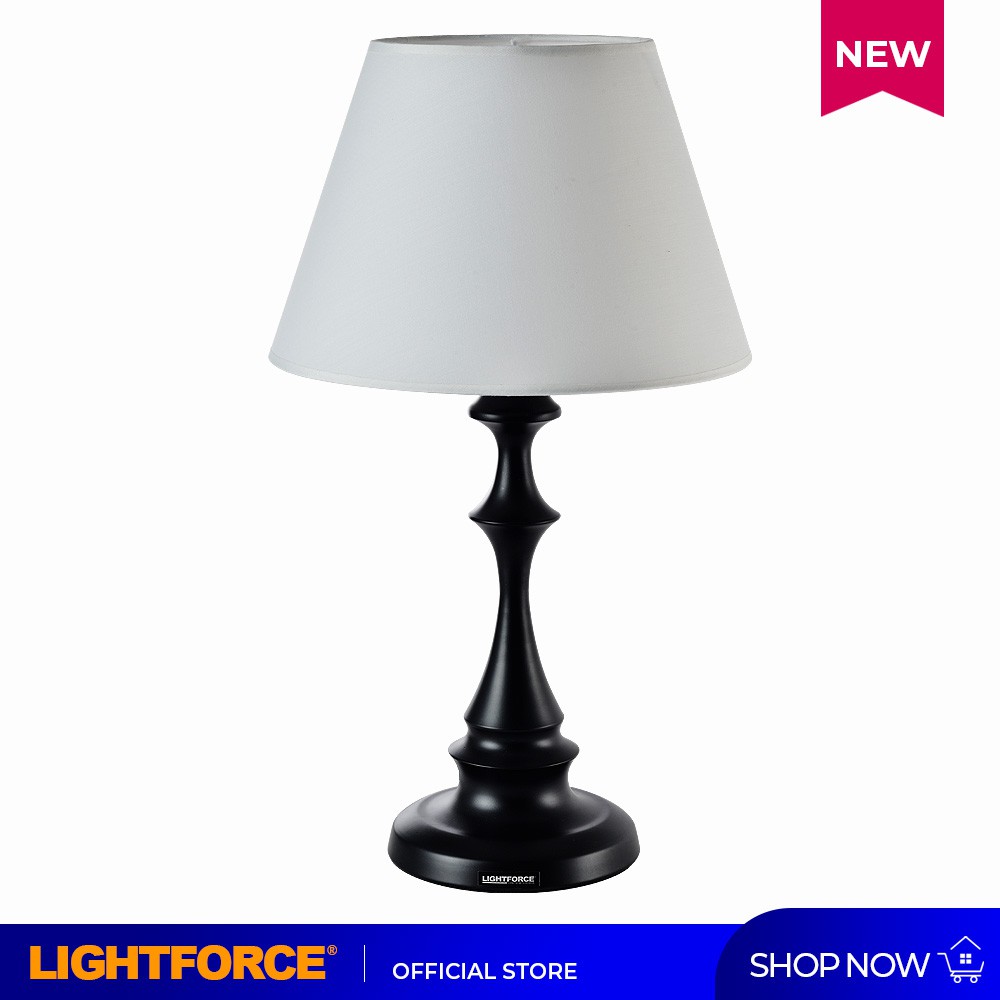 Lightforce Table Lamp 901-190425 WHT+BLK | Shopee Philippines
