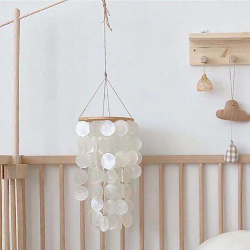 Home Korean Decor Shell Wind Chimes Room Decoration Nordic Style Home ...