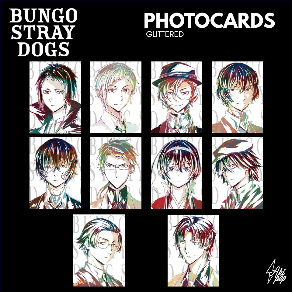 BUNGOU STRAY DOGS BSD Photocard | Shopee Philippines