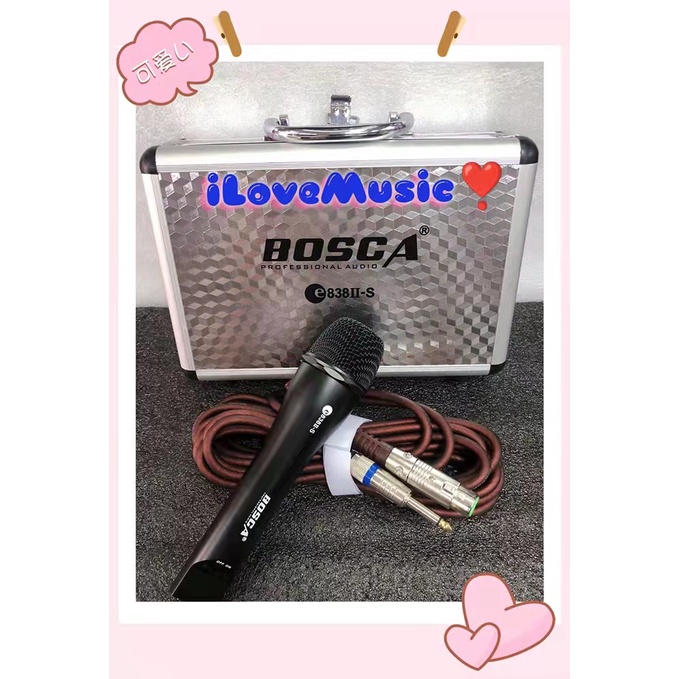 BOSCA Professional Heavy Duty Microphone High Quality (black)/Tested ...