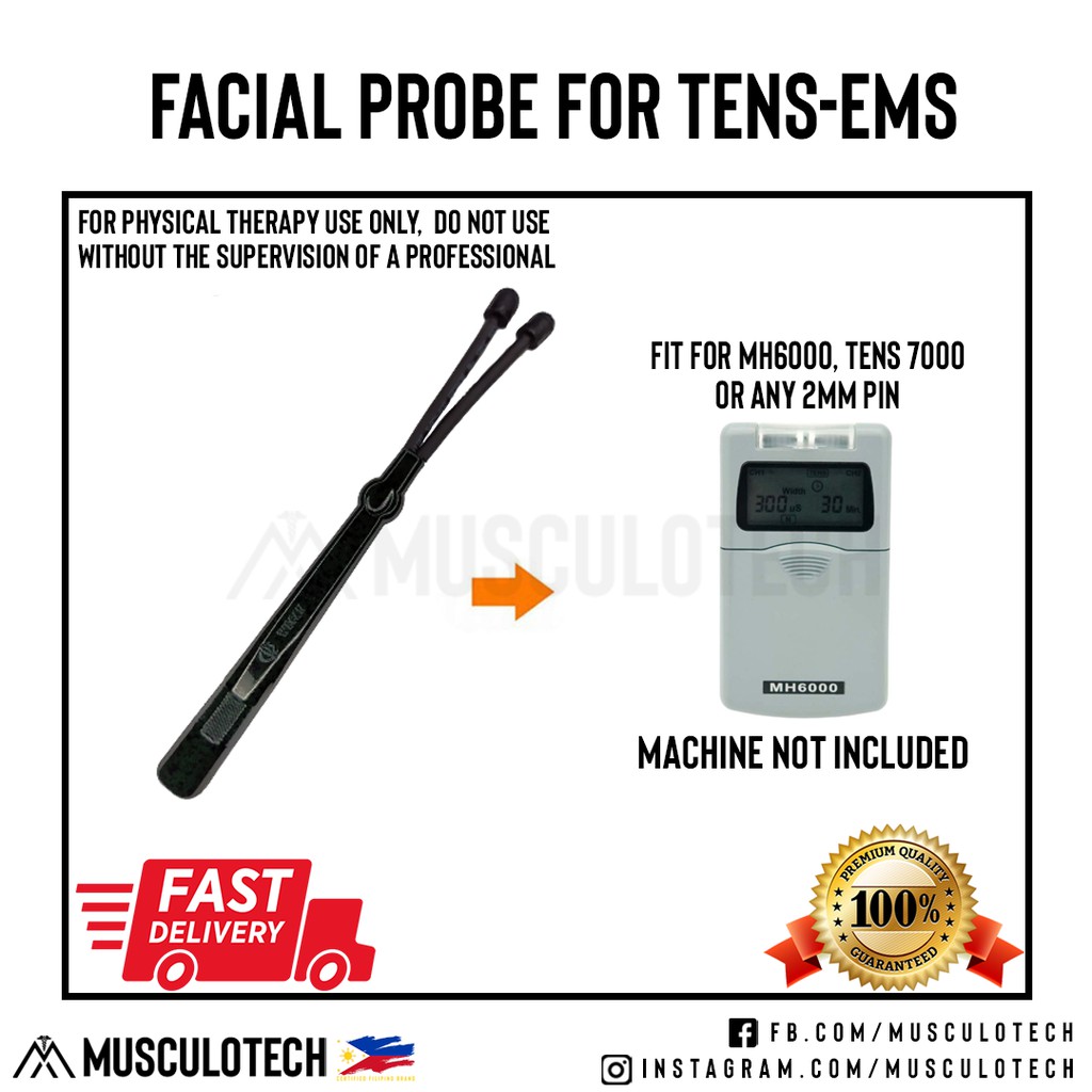 Facial Probe for MH6000 2mm pin TENS EMS accessory | Shopee Philippines