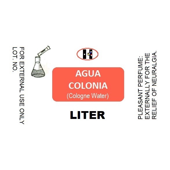 AGUA COLONIA (COLOGNE WATER) LITER | Shopee Philippines
