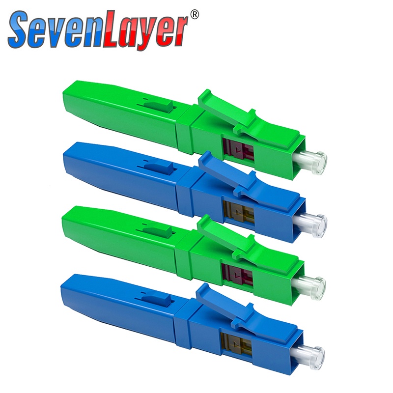 10PCS LC Embedded type FTTH Fiber Optic Fast Connector LC UPC Fast ...