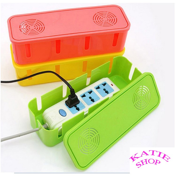 Combo of 2 baby-safe plastic electrical outlet boxes with ventilation ...