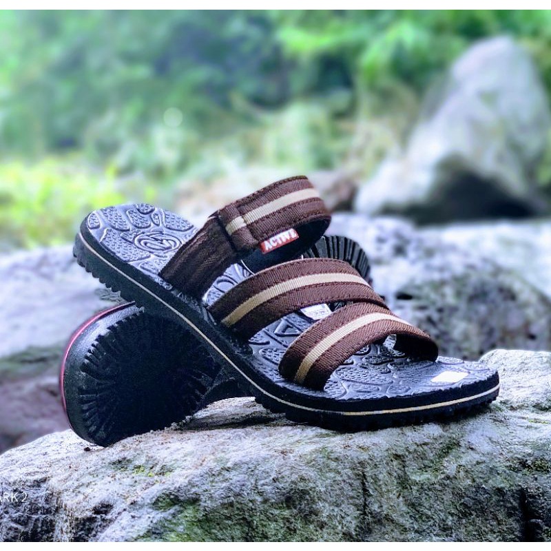 PRIA Men's Mountain Sandals/Men's Sandals/Footwear/Hiking/Slop/Brown ...