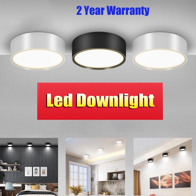 YHLAMP LED Downlight 5W 10W 15W Surface Mounted Downlights Ceiling ...
