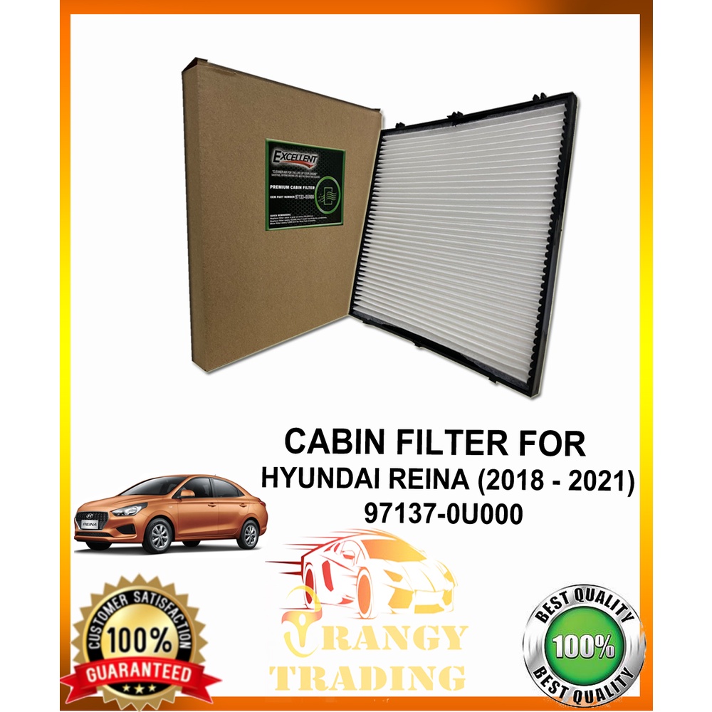 Cabin Filter for Hyundai Reina 2018 to 2021 (97133-0U000) | Shopee ...