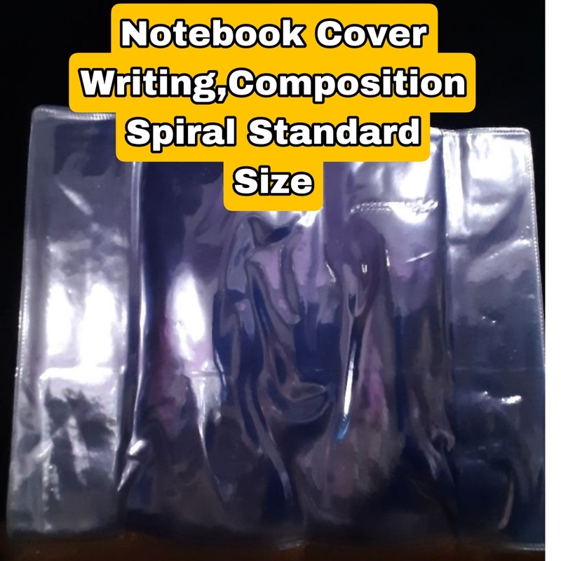 Plastic Notebook Cover 10pcs Standard Size 148mmx200mm | Shopee Philippines