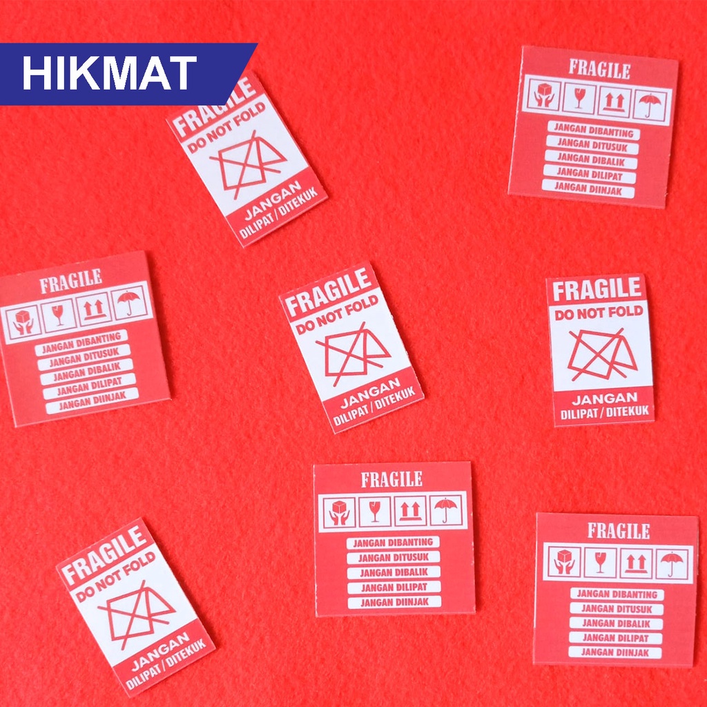 Fragile Label Sticker Don't Fold, Don't Step On, Don't Be Pierced, Don ...