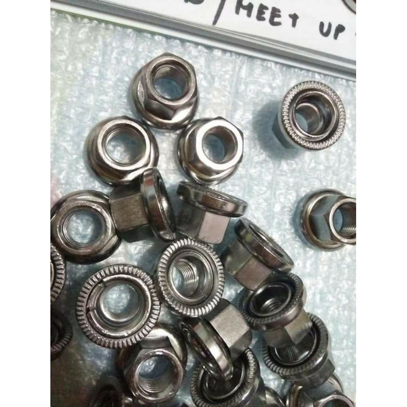NUT for fixie hub FRONT 9mm AND REAR 10mmAVAILABLE 60 PESOS EACH ACTUAL ...