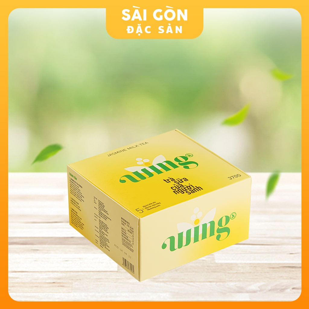 Wings Jasmine Homemade Milk Tea Jasmine Pearl Milk Tea Box of 5 Set 380 ...