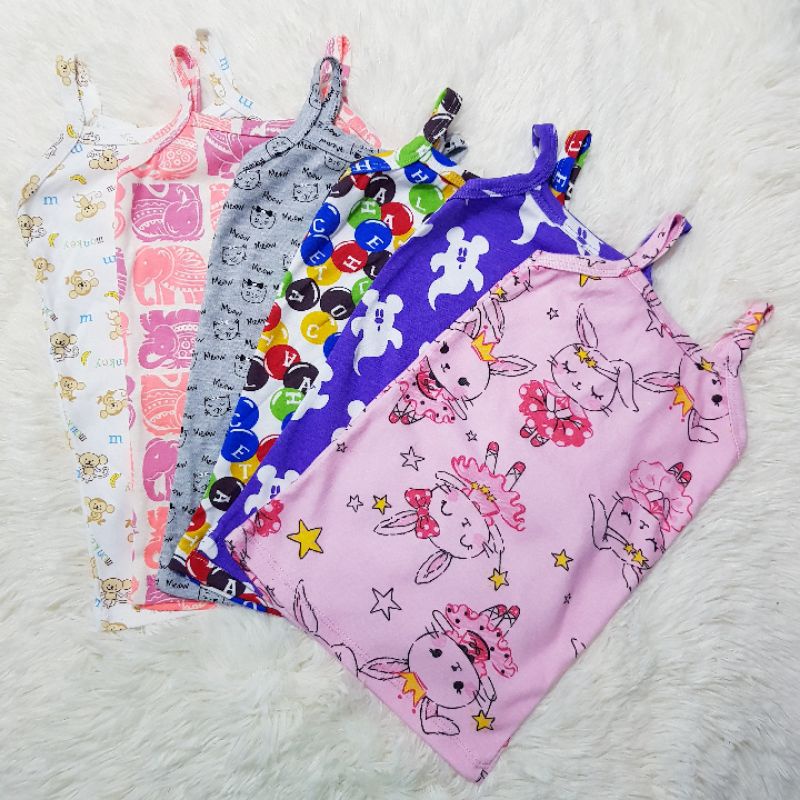Kids Cotton Spaghetti Strap Sando for Girls (Racerback also Available ...