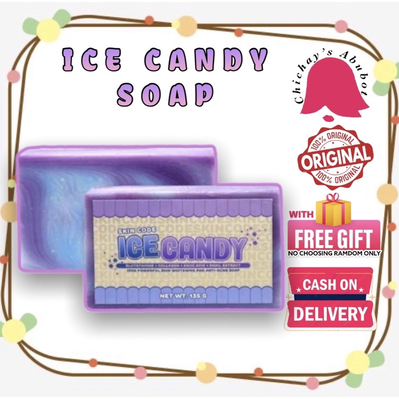 ICE CANDY SOAP/SKINCODE/WHITENING AND ANTI ACNE SOAP/CHICHAYSABUBOT ...