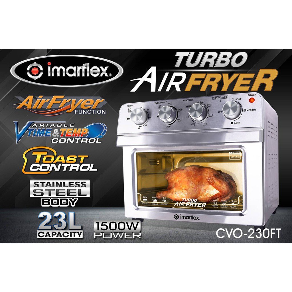 GNGR Imarflex air fryer Turbo Air Fryer CVO-230FT (LIFETIME SERVICE ...