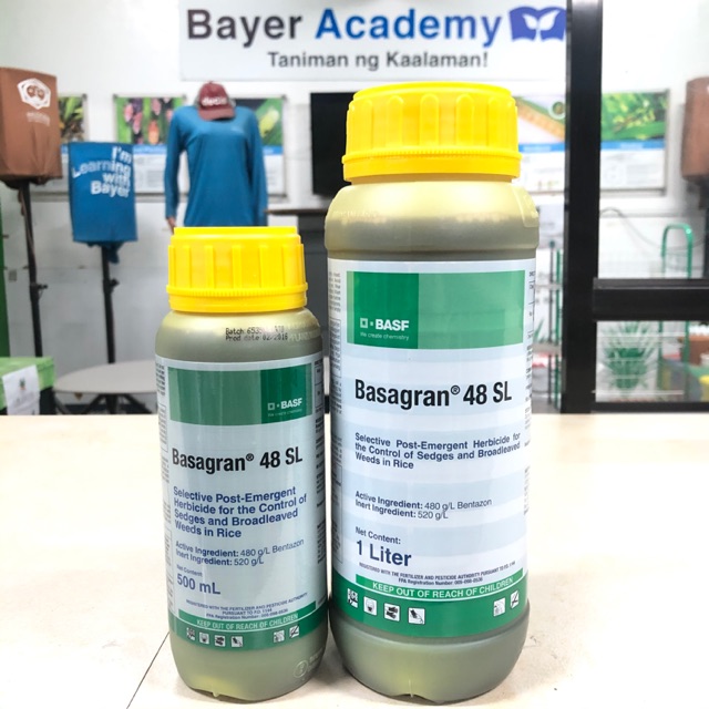 BASAGRAN BENTAZON 48 SL SELECTIVE HERBICIDE (1000mL/500mL) | Shopee ...