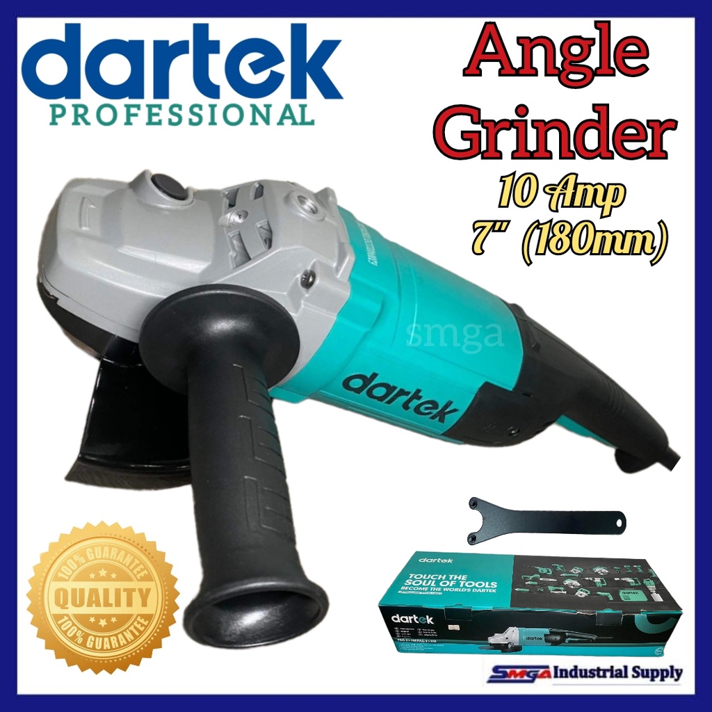 DARTEK Angle Grinder 10A PAG01-180 7" | Shopee Philippines