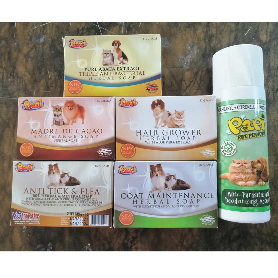 [VETKLIX] Papi Products for Sale / Soap and Powder / | Shopee Philippines