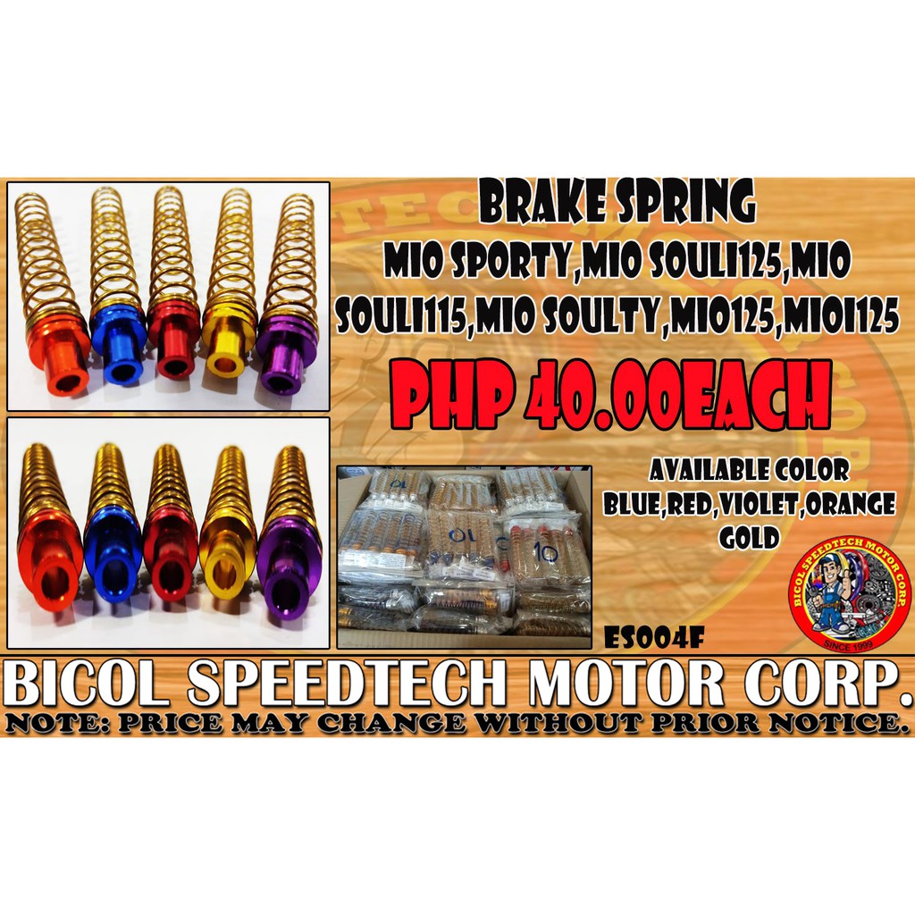 MIO SPORTY/MIO SOUL i 125/115/SOULTY/MIO i 125 BRAKE SPRING LONG ...