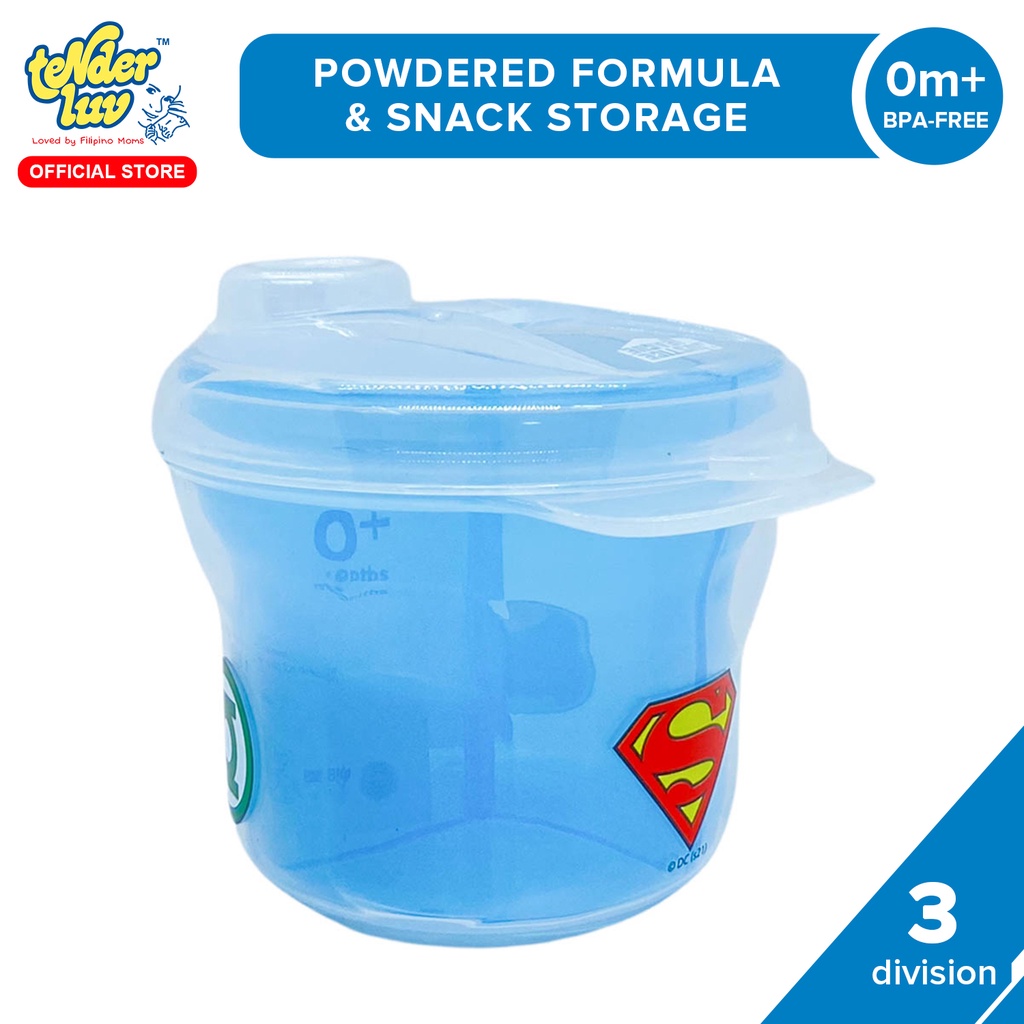 Justice League Baby Milk Powdered Formula Container & Snack Storage ...