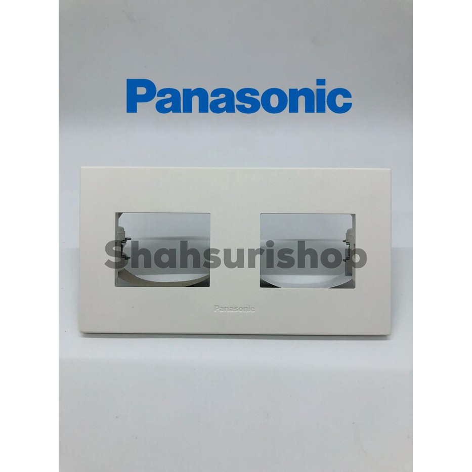 MATA Panasonic FRAME WHITE STYLE WESJ78049 ONLY FRAME WITHOUT 2 GANG ...
