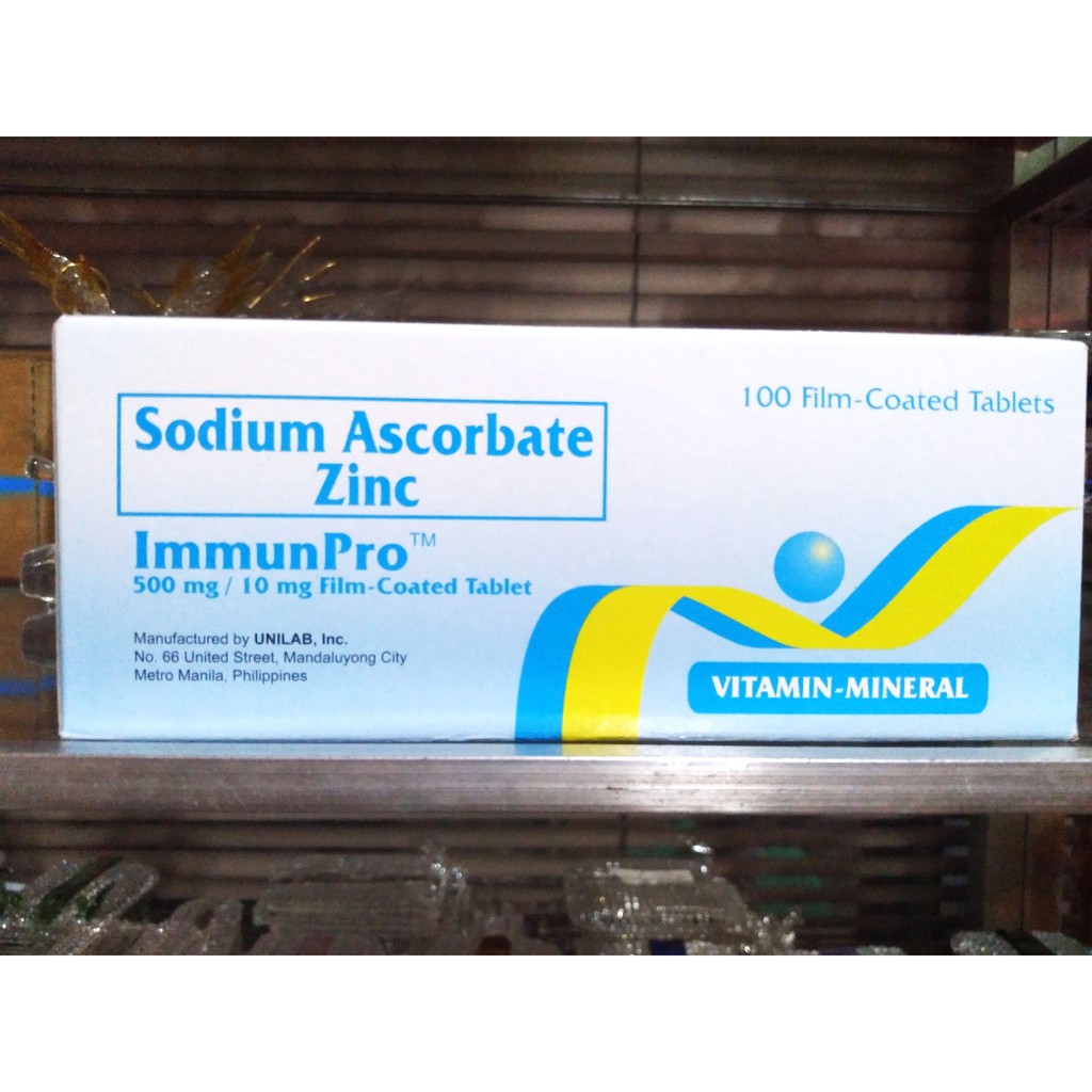 Immunopro Vitamin C with Zinc for Adult Immunity 100 Tablets/32 Tablets ...