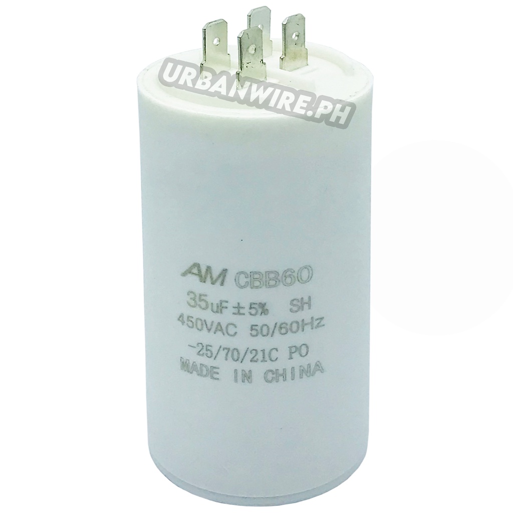 35UF/450V Motor Run Starting Capacitor Terminal Type Heavy Duty ...