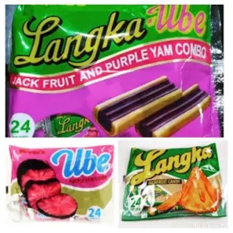 ANNIE'S LANGKA-UBE / UBE / LANGKA CANDY 24PCS PACK | Shopee Philippines