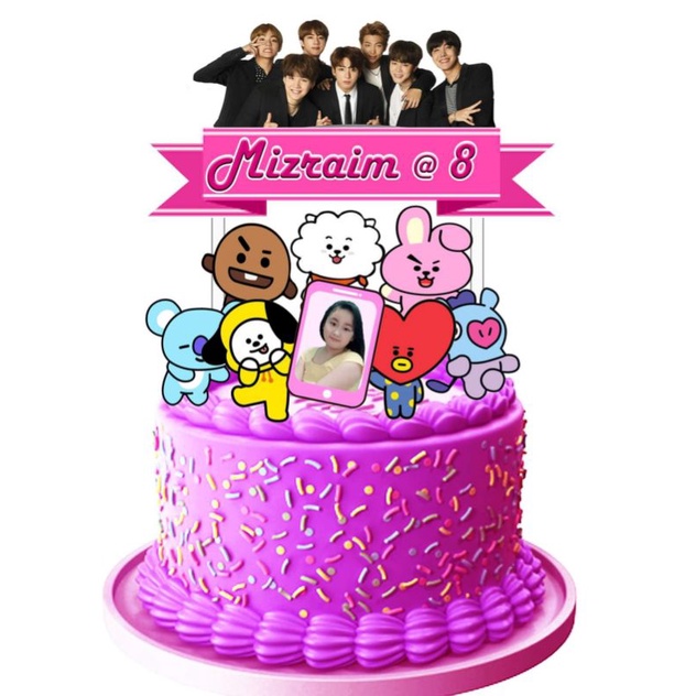 Personalized BTS cake topper set | Shopee Philippines