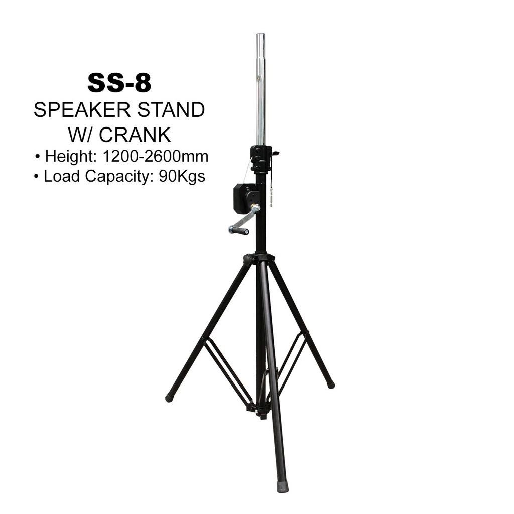 Original High Quality Kevler SS-8 Heavy Duty Crank Up Speaker Stand | Shopee Philippines