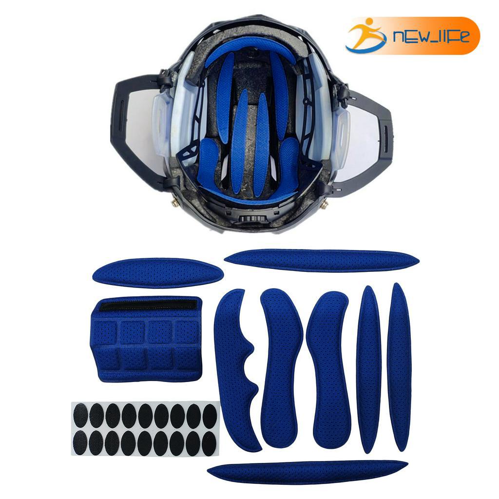 Bestdeal27pcs/Set Bike Padding Kits Liner Chin Strap Foam Pads | Shopee ...
