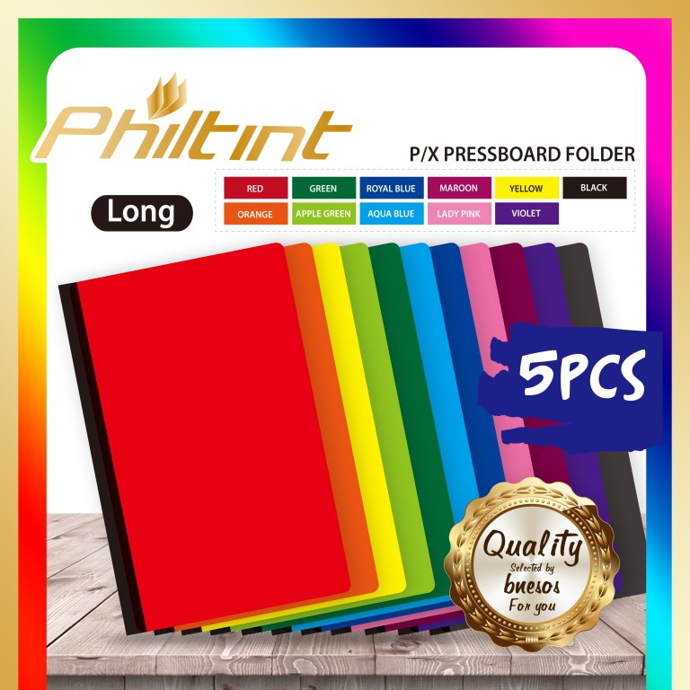 bnesos Stationary Paper Pressboard Folder Long Expanding Folder ...