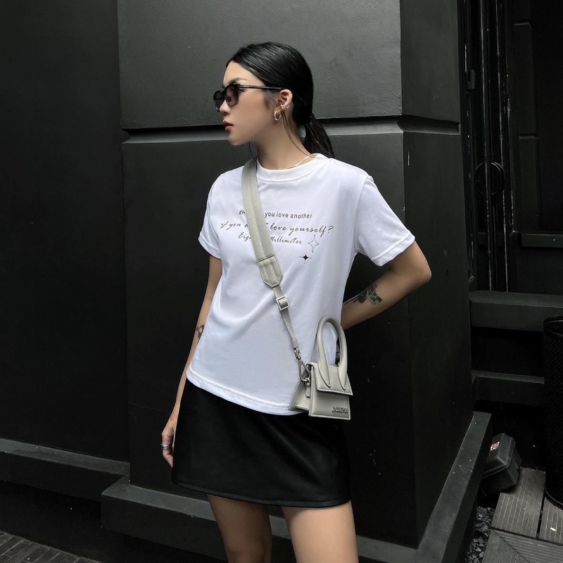 Crop Love Tee slim form | Shopee Philippines