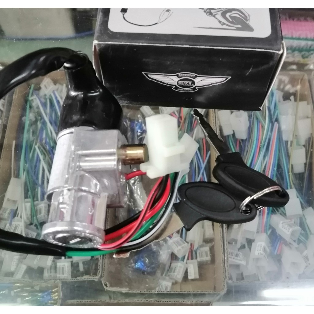 6 wires Wave 100 Ignition/Main Switch with 2 Keys | Shopee Philippines