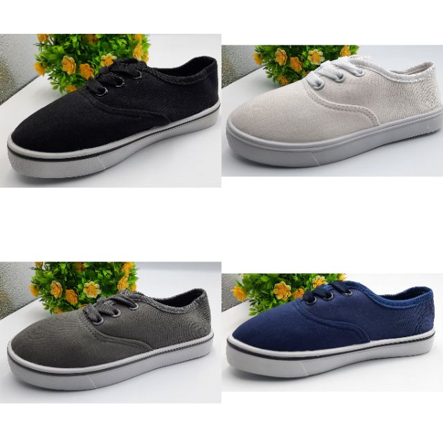 New Lace Lining Low Cut Sport Shoes For Kids (Size:25-30) | Shopee ...
