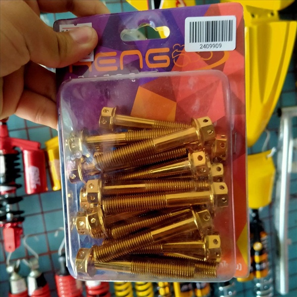 HENG 10x60 FLOWER BOLT GOLD(sold 1 per pc) | Shopee Philippines