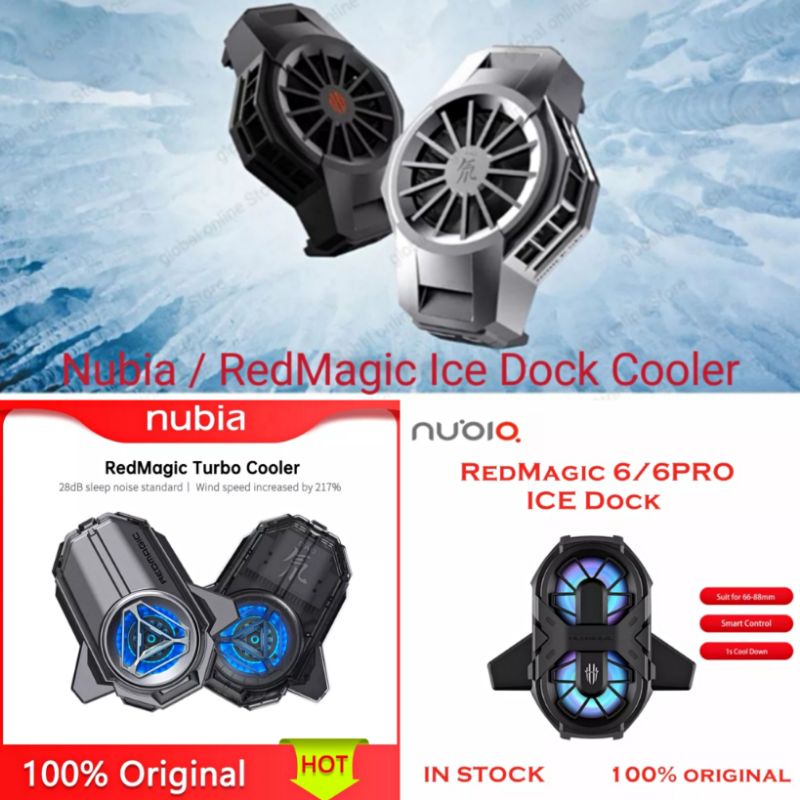 Nubia Red Magic ice dock Dual-Core Turbo Cooler RedMagic Cooling Fan ...