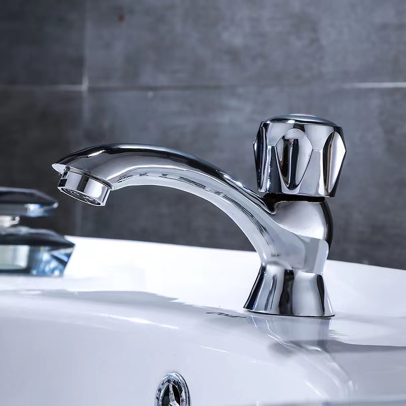 RCG Stainless Lavatory Basin Faucet 1/2" Short Bathroom Tap Sink Faucet ...