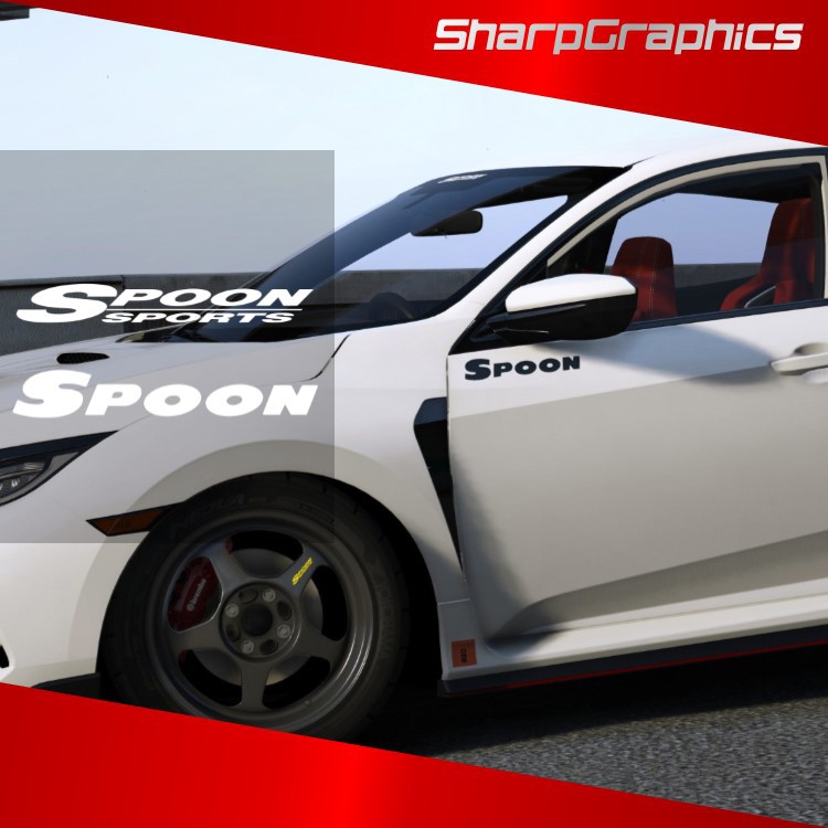 Spoon Sports JDM Sticker Decal | Shopee Philippines