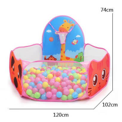 Ball tent with 100 balls for children (quangdongshopdochoi) | Shopee ...