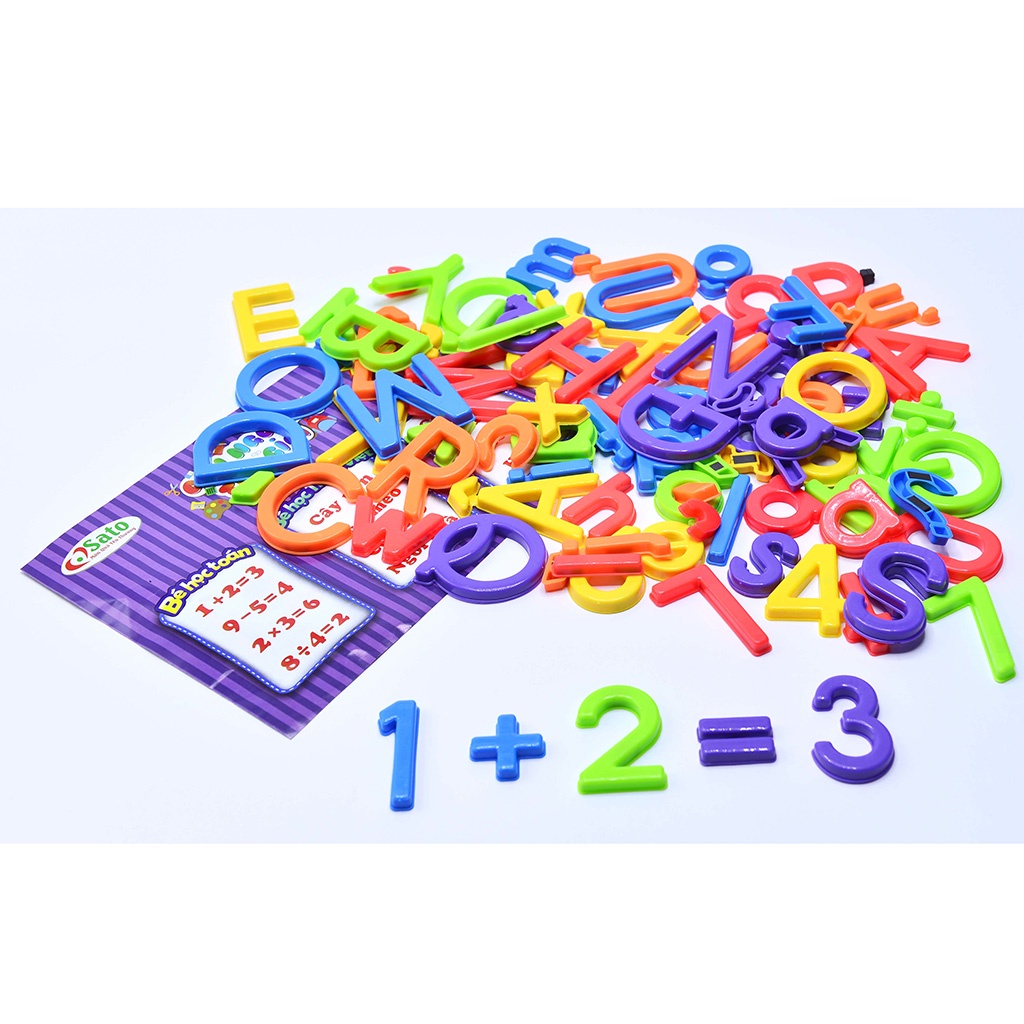 3 In 1 Synthetic Magnetic Number Set: Uppercase Letters + Lowercase ...