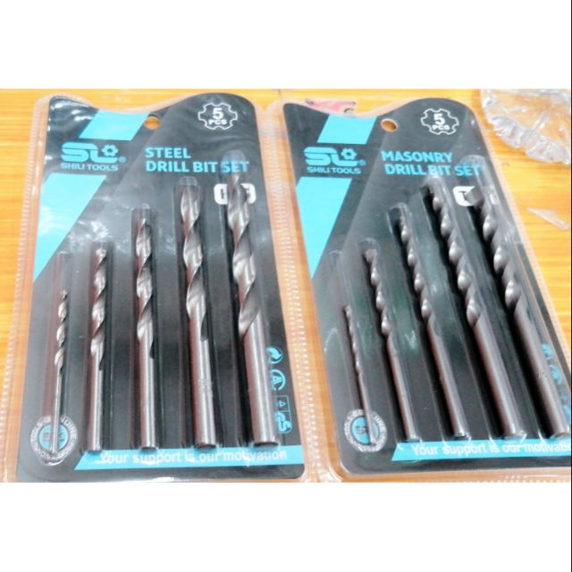 SHILI tools Drill Bit set 5pcs | Shopee Philippines