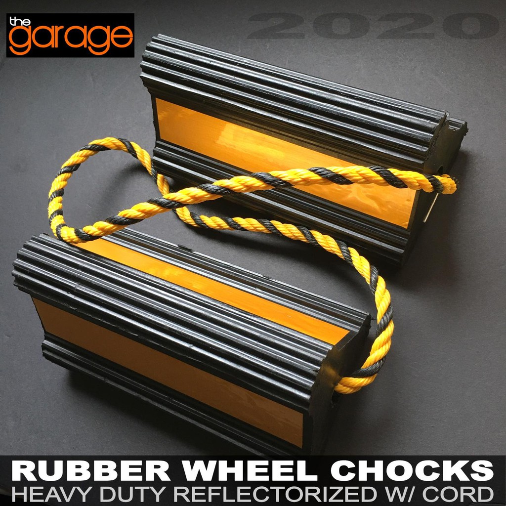 The Garage RUBBER WHEEL CHOCKS , kalso ,calso , tire stop , tire ...