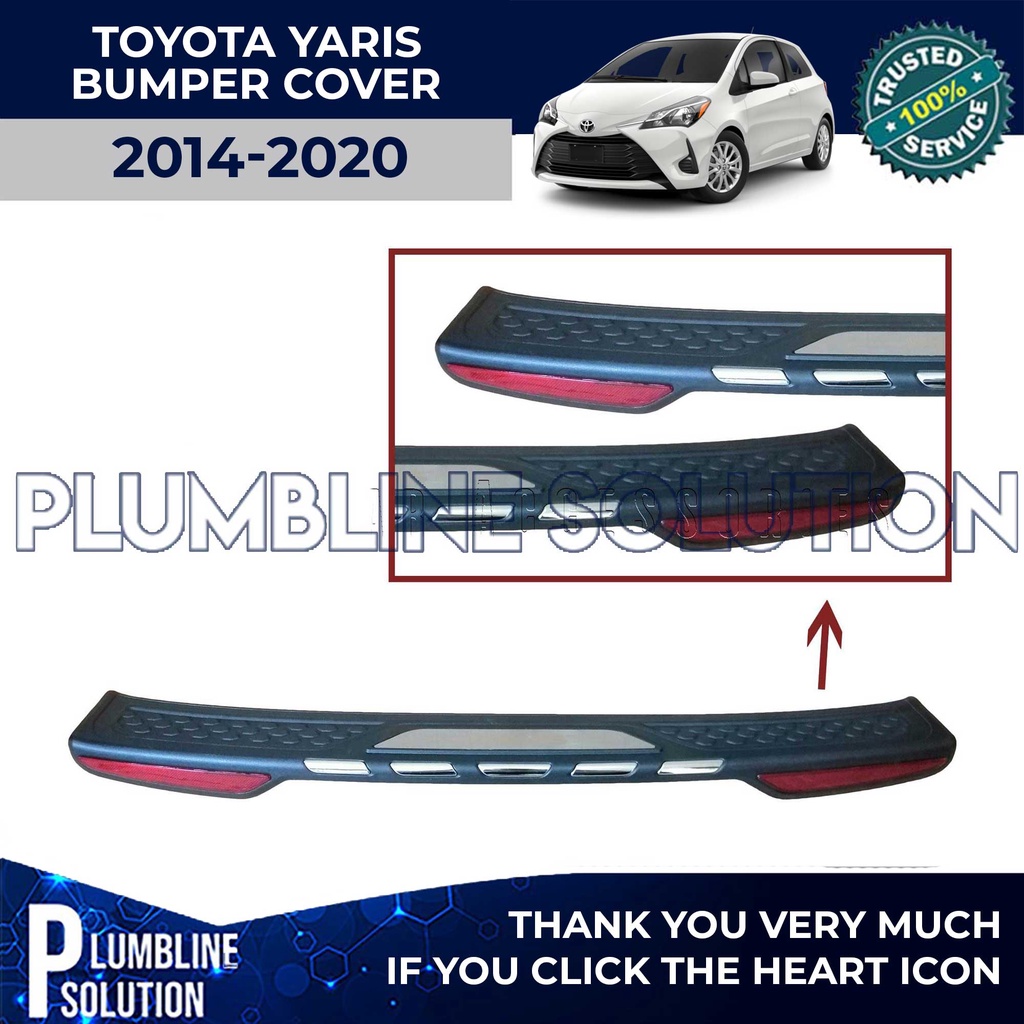 Rear Stepsill for Toyota Yaris 2014 - 2019 July Rear Bumper Cover Rear ...