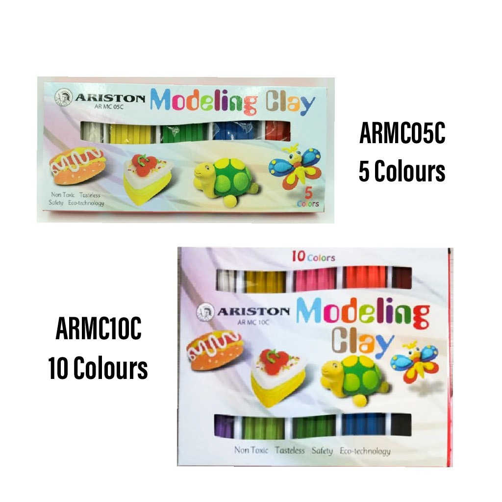 Ariston Modeling Clay 5 Colours/ 10 Colours (1PC) | Shopee Philippines