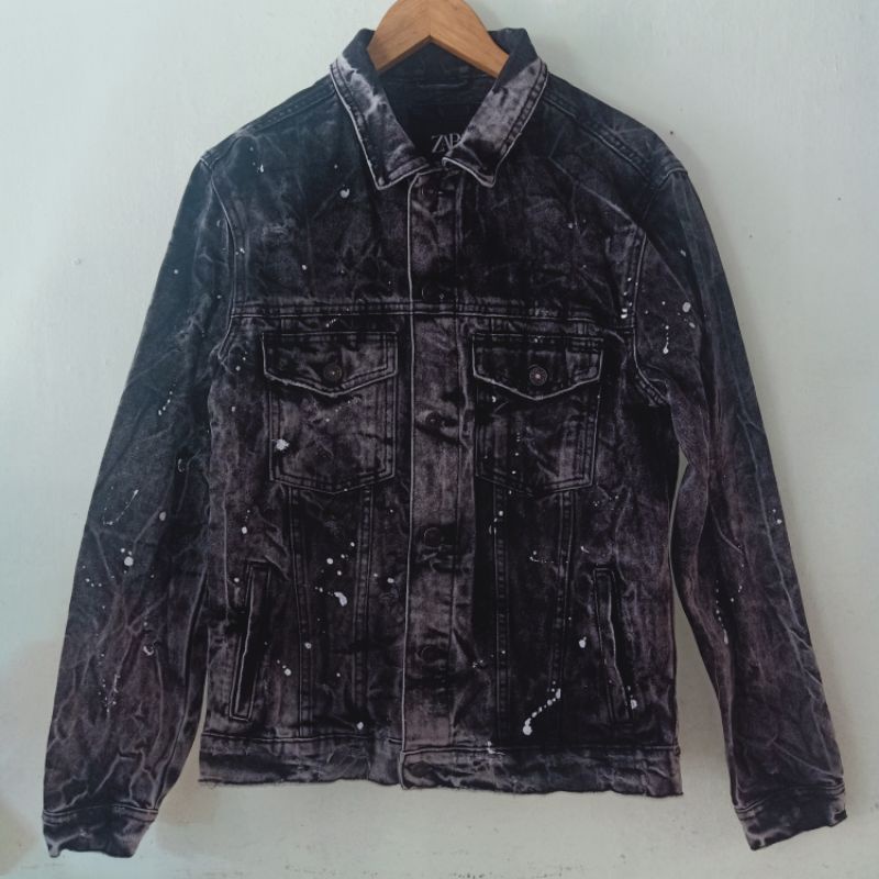 ZARA DENIM JACKET FOR MEN (WITH POCKET INSIDE) | Shopee Philippines