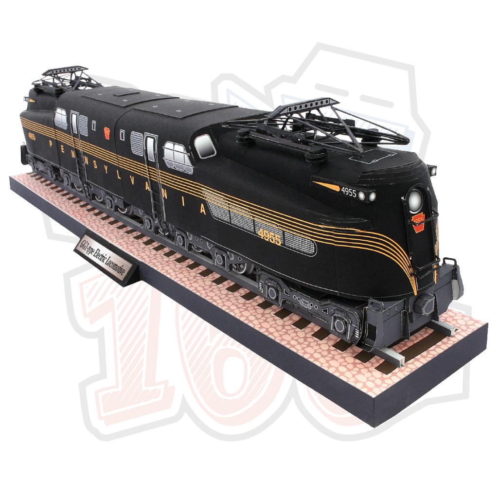 GG1-type Electric Locomotive Train Paper Model | Shopee Philippines