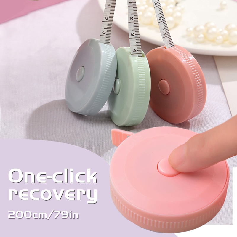 200cm/79" Soft Tape Measures Portable Children Height Ruler Double ...