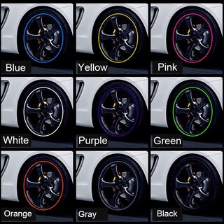 8M Car Wheel Rim Protector Decor Strip Rubber Tire Guard Line Rimblades ...