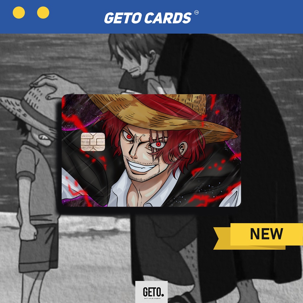 One Piece RED Special Hologram Anime Atm Card Skin Sticker | Getocard ...