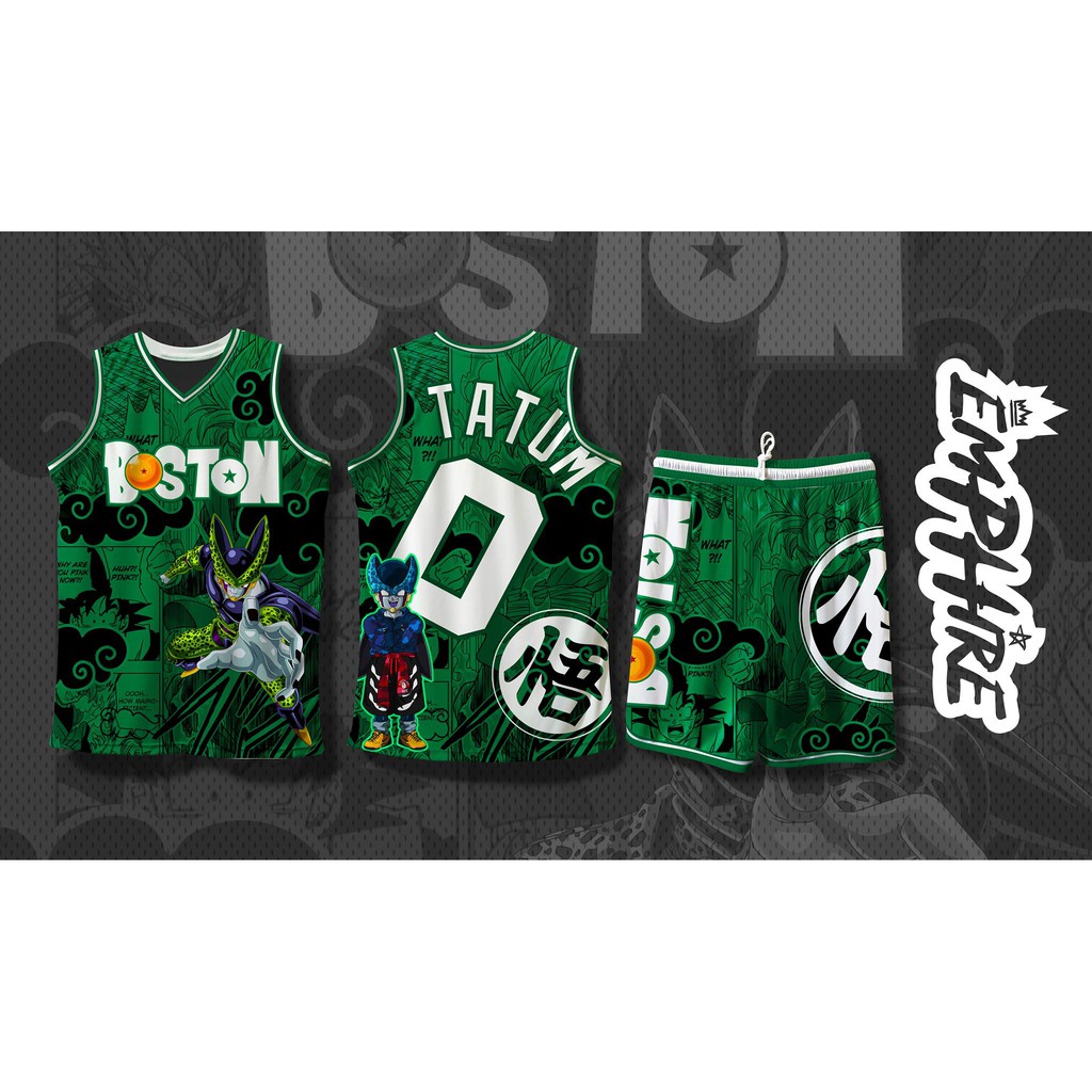 Dragon Ball Z x NBA Boston Celtics JAYSON TATUM Jersey | DBZ X NBA BIG ...